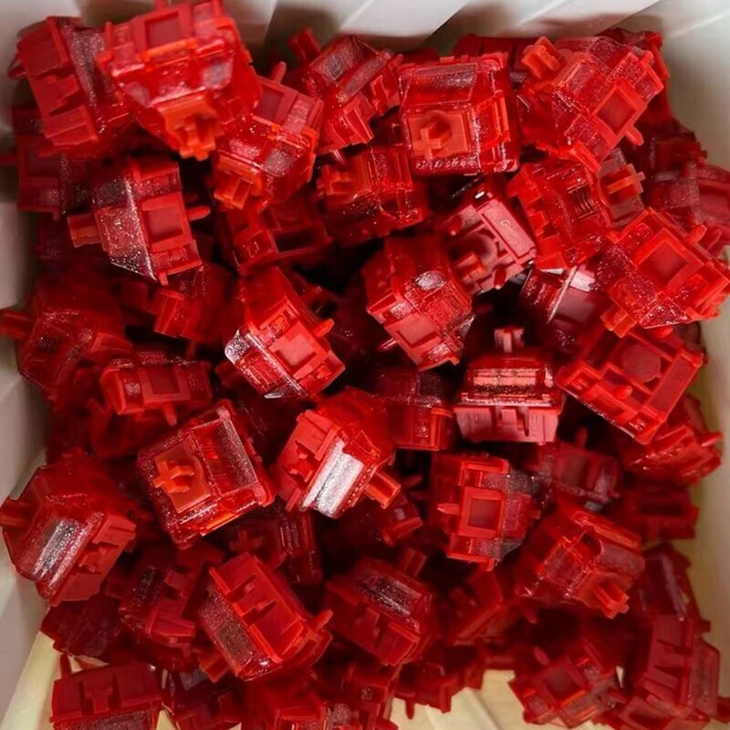 Gateron Jade Ruby, линейные переключатели, 70 шт