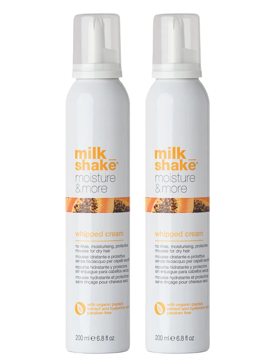 Milk Shake Крем-сливки Moisture&More Whipped Cream 2x200 мл