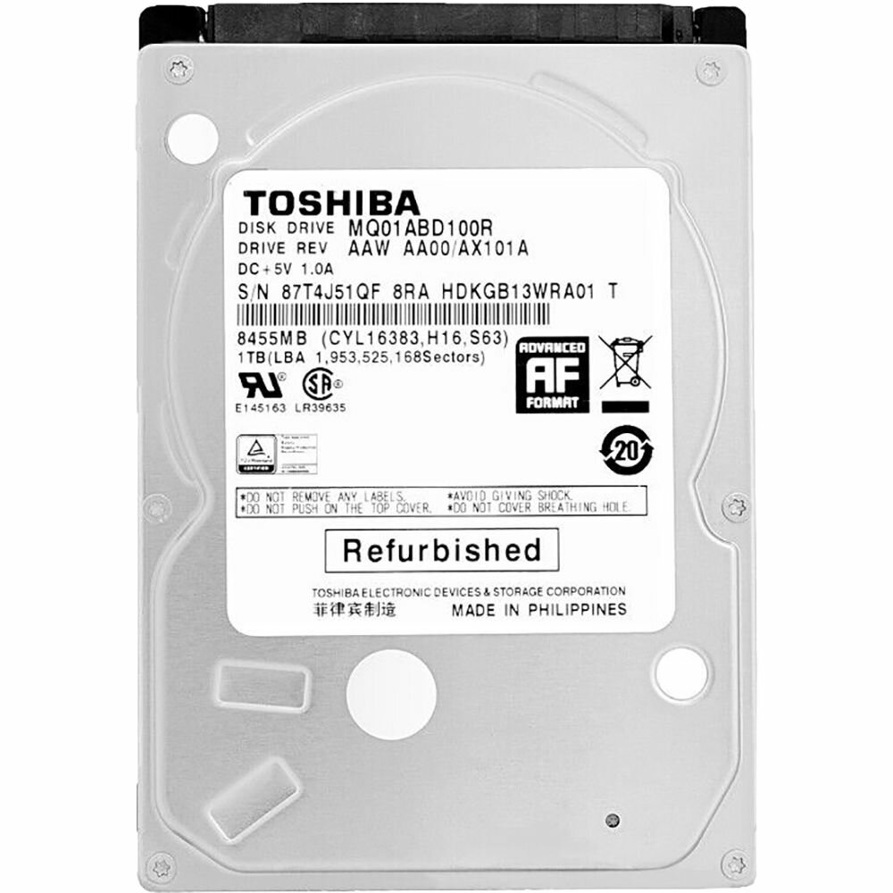 Жесткий диск Toshiba MQ01ABD100R SATA-II