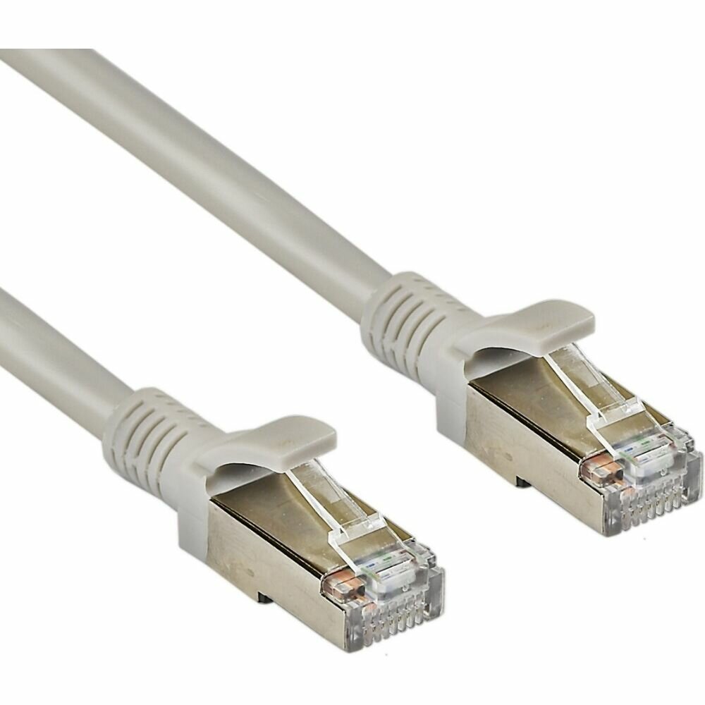Кабель питания Exegate EX281996RUS 0.5м RJ-45 cat.5e FTP серый