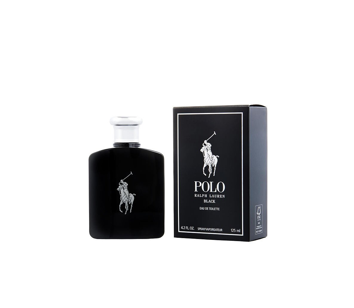 Ralph Lauren Polo Black 125 мл туалетная вода для мужчин, древесные, фужерные