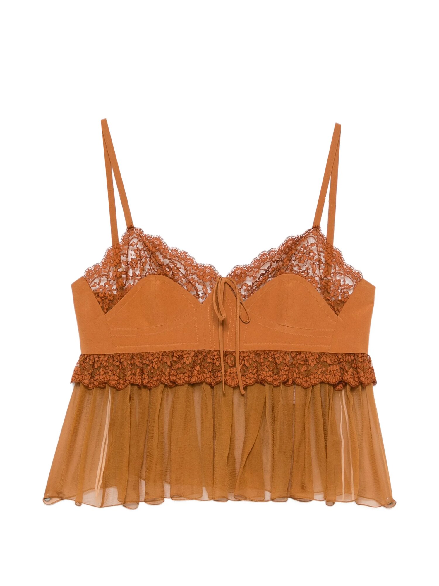 Блуза Lace-trim blouse