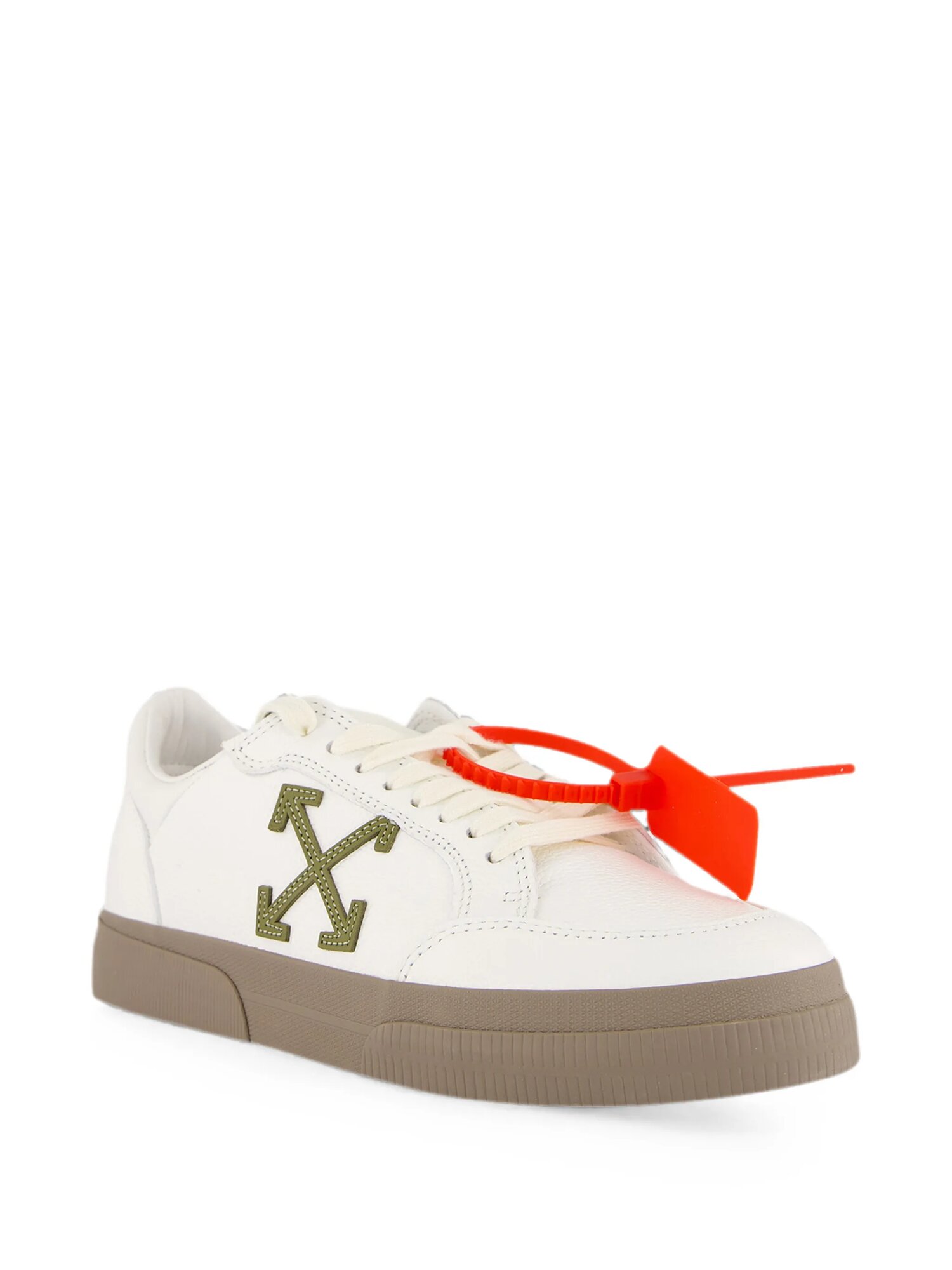 Кроссовки Off-White Vulc Low Arrows sneakers, размер 39, бежевый/белый — фото 1