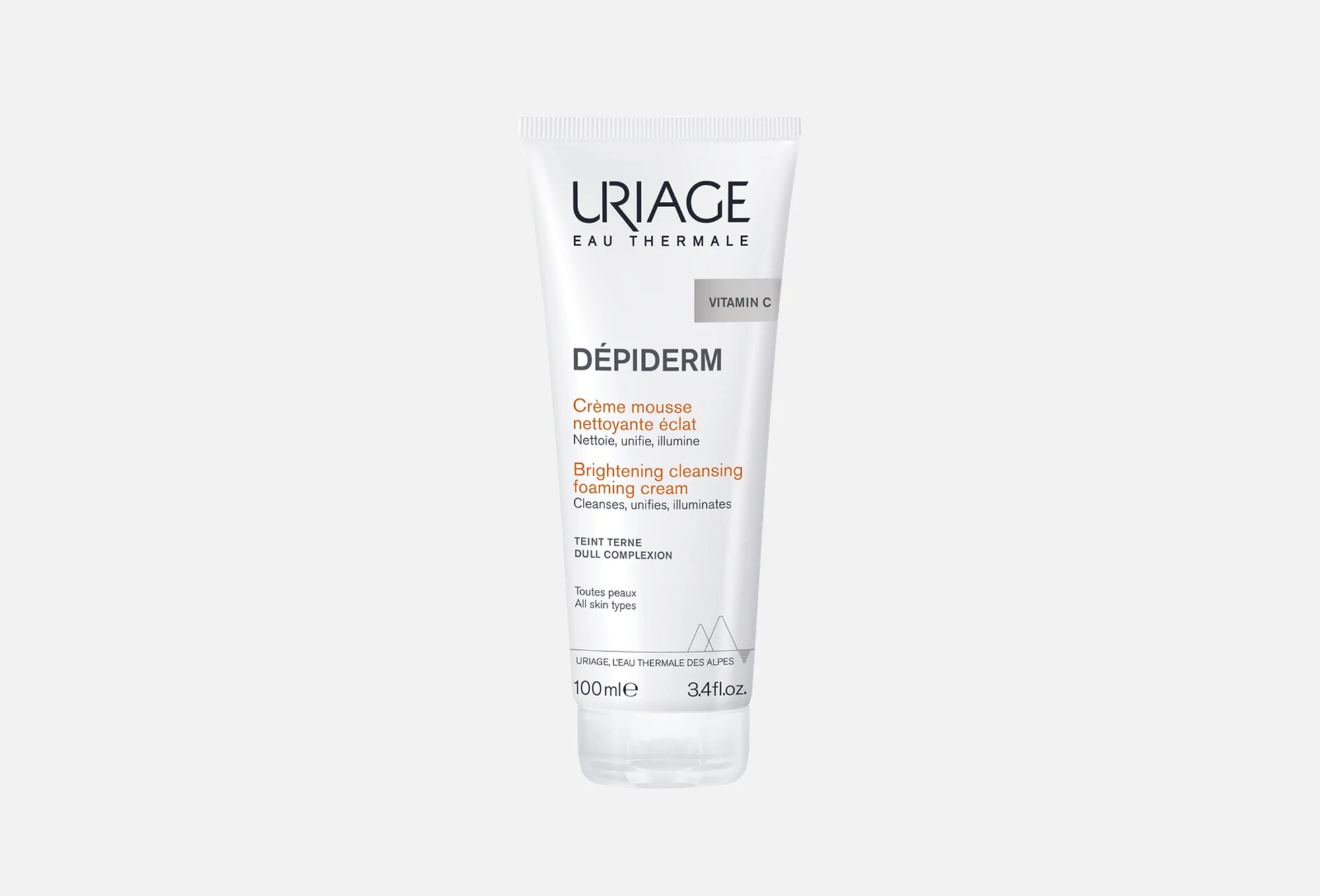 Очищающий крем-мусс для лица Uriage DEPIDERM, для чувствительной кожи, 100 мл