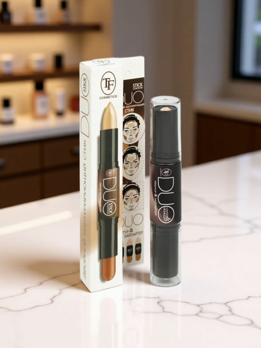TF Двойной контурирующий стик DUO CONTOUR STIСK sculpt&highlight, тон 402 "light, светлый"