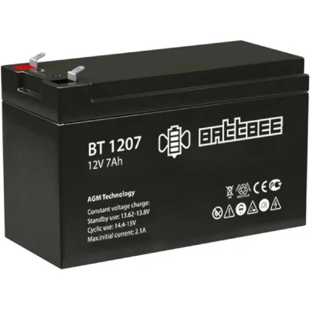 Батарея для ИБП Delta BT 1207 12B, 7 Ач AGM