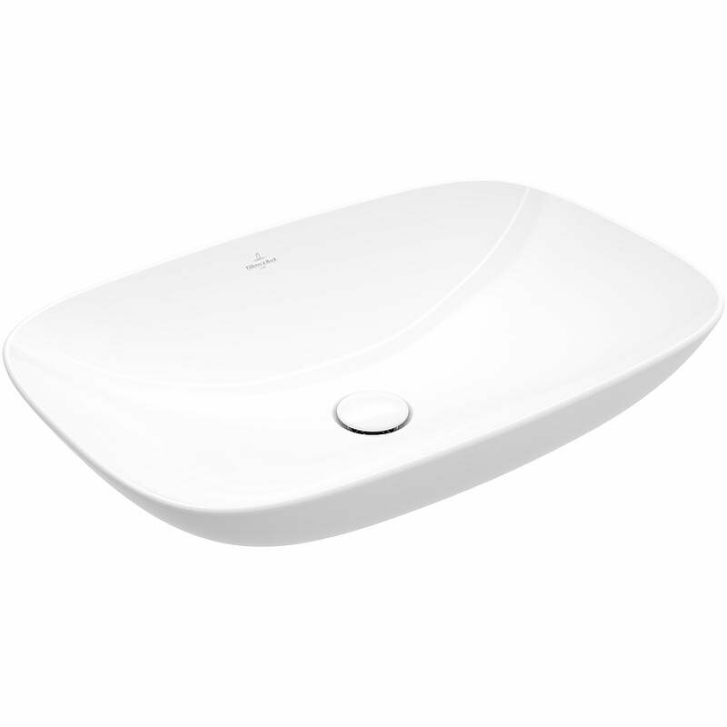 Раковина накладная Villeroy Boch Loop Friends 63 4A500001 Альпийский белый, керамика