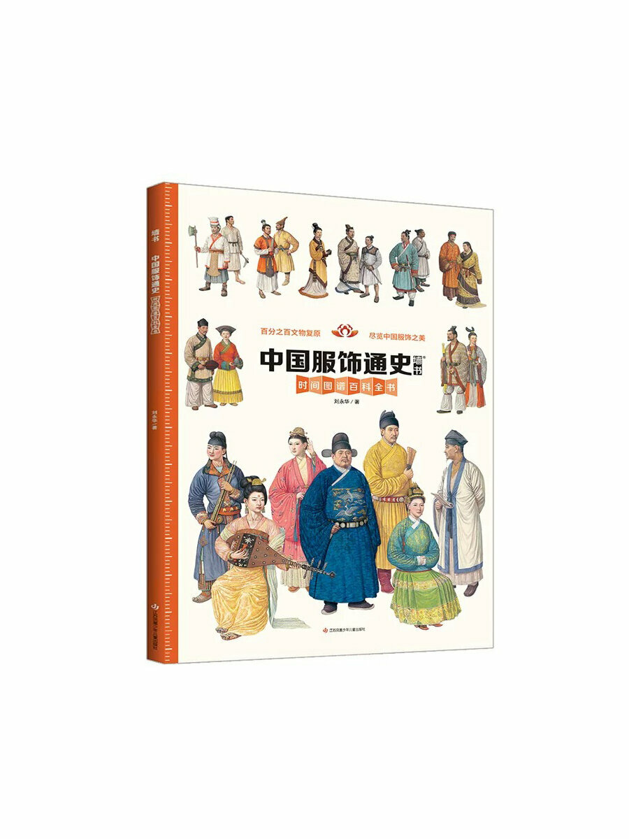 Книга-плакат "Полная история китайского костюма" – складная лента 3 м, 500 экспонатов