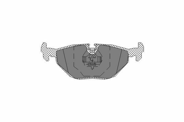 Колодки тормозные SCT SP170