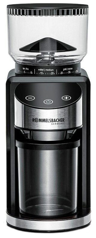 Кофемолка Rommelsbacher EKM 400 12.2 см серебристый/черный