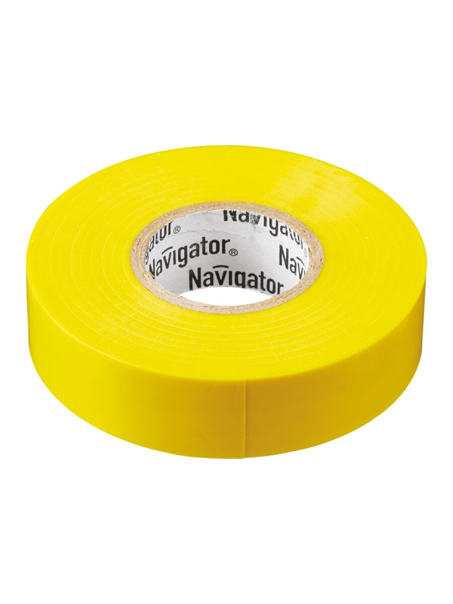 Изолента ПВХ 15мм (рул.20м) желт. NIT-B15-20/Y Navigator 71105