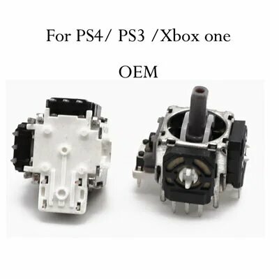 Запасные стики джойстика 2 шт. для PS3 PS4 XBOX 360 PS2 Xbox One Белый, OEM for PS4 XBOX one