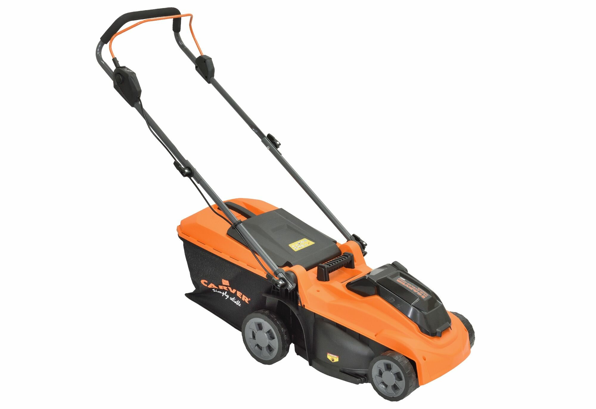 Газонокосилка аккумуляторная CARVER CLM-01BL40-370H (аккумуляторы и зарядное устройство в комплекте)