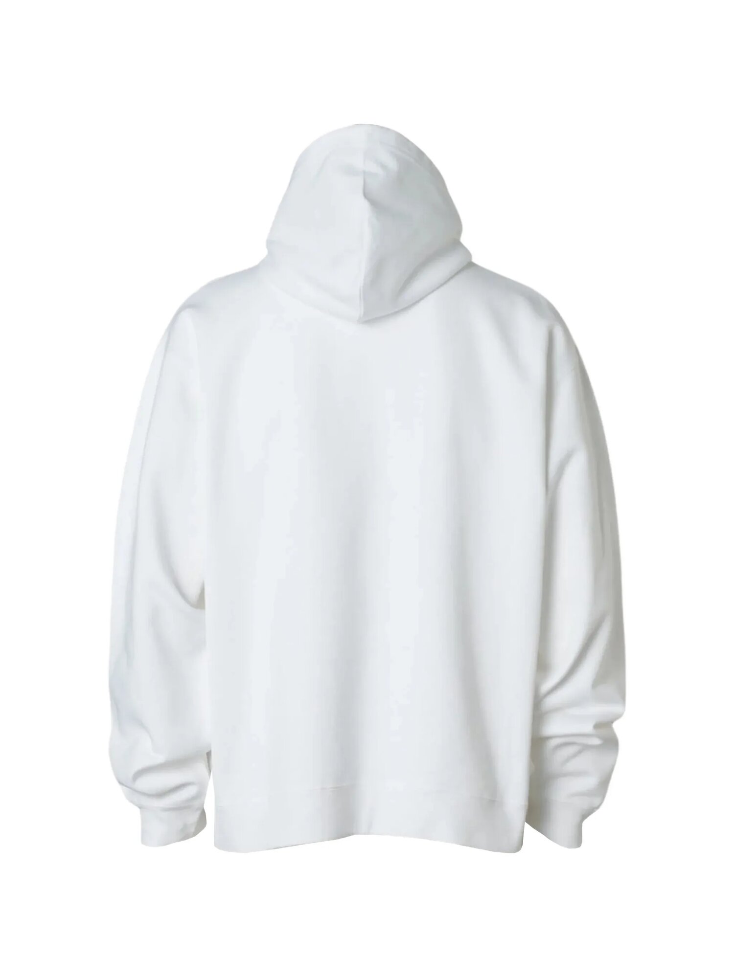 Худи BALENCIAGA Graphic-print hoodie, размер 52, , бежевый/белый — фото 1