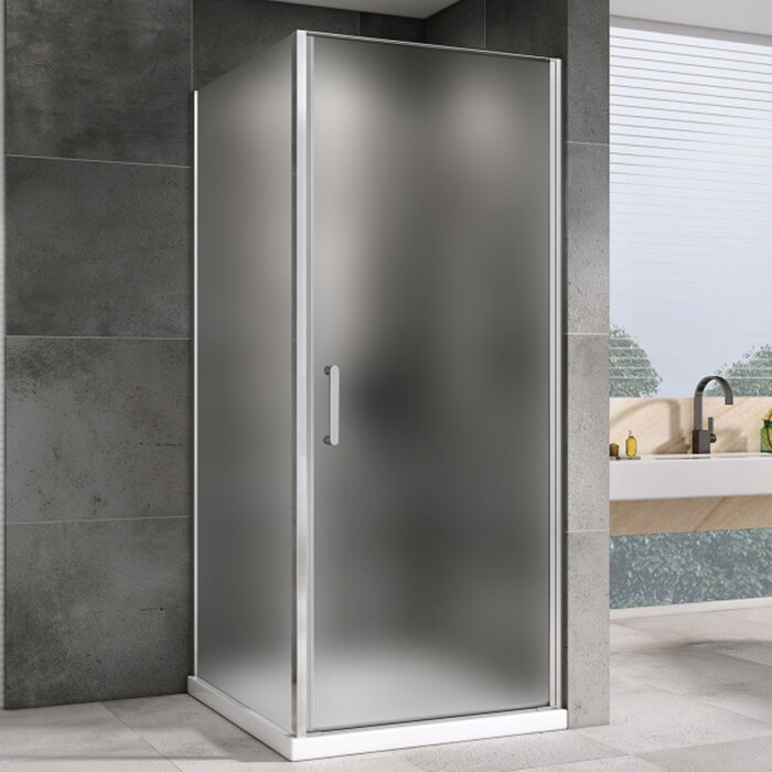 Душевой уголок Abber Sonnenstrand AG04070M-S75M 75x70, профиль хром, стекло матовое