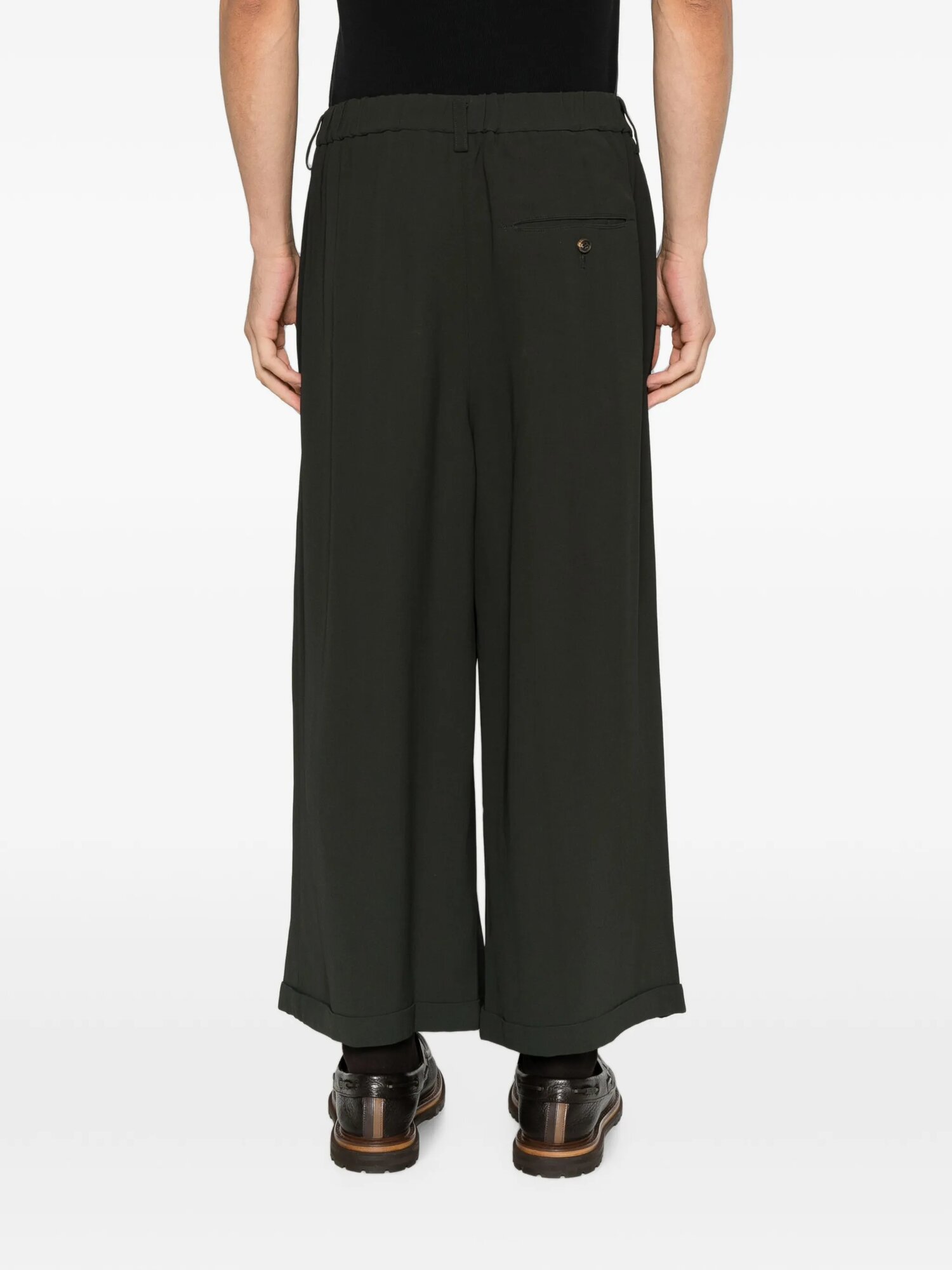 Брюки Ziggy Chen Pleated palazzo pants, размер 38 — фото 1