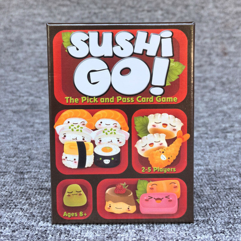 Sushi go party карточная колода с яркой упаковкой для детей и праздничных мероприятий собака