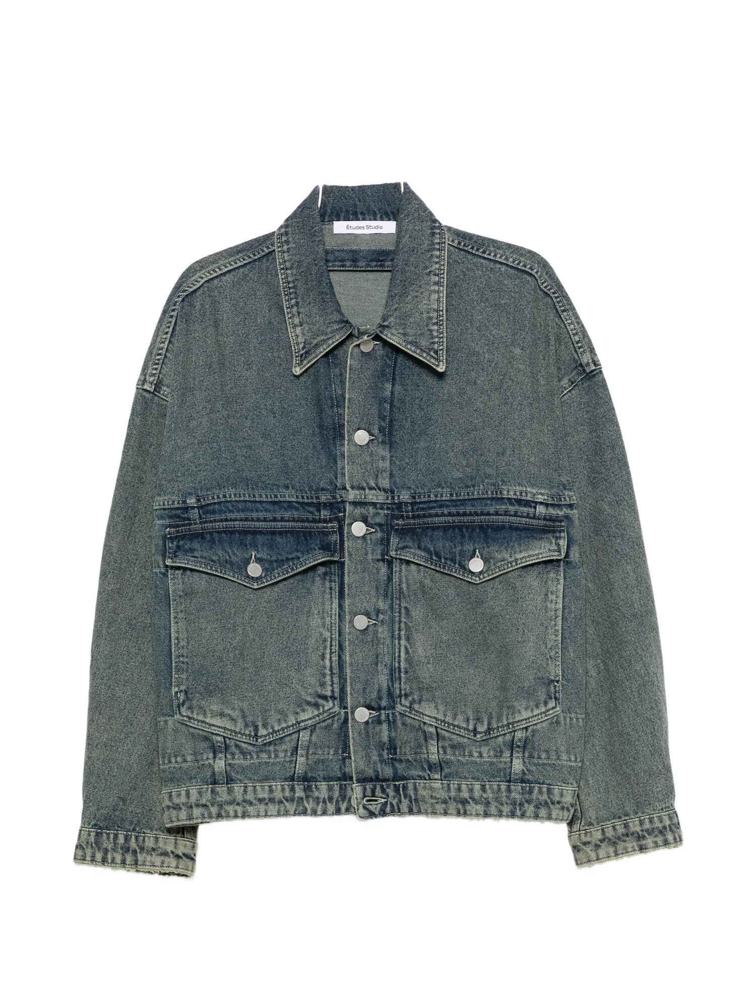Куртка Frayed-detail denim jacket