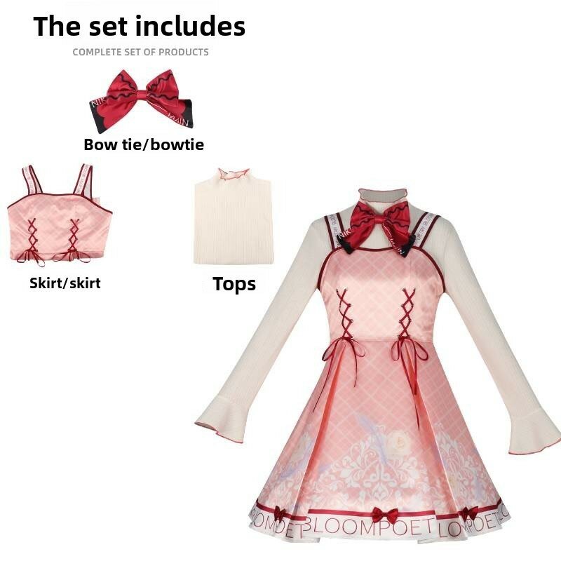 Рольевая костюм шайннин никки мягкий материал для любителей аниме и косплея