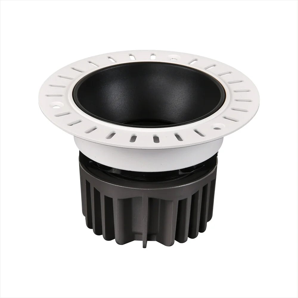 Встраиваемый светильник черный 15W, Warm White 3000K