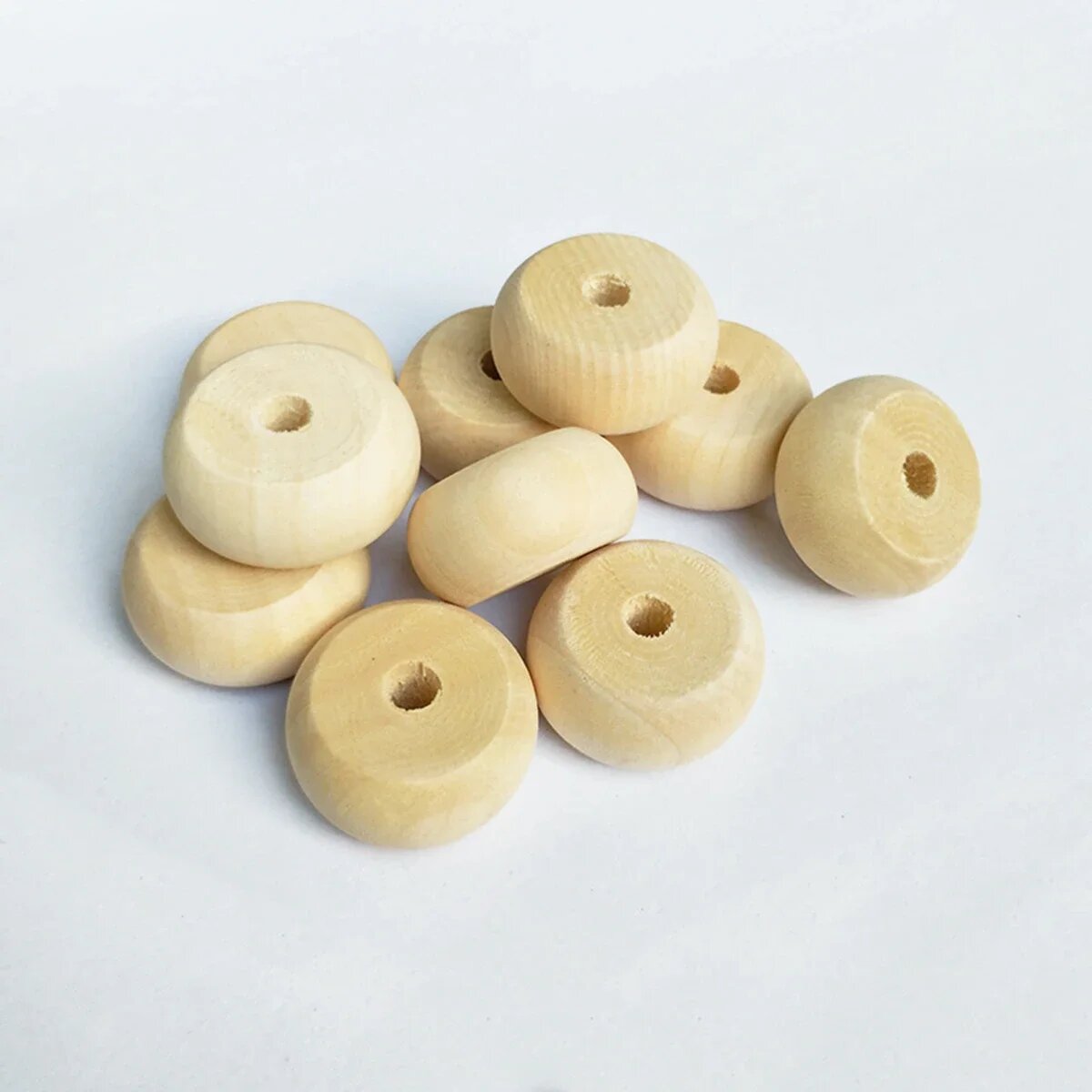 Деревянные бусины рондель Peraluva 23X12mm-10pcs