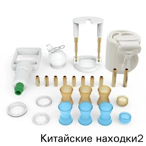 Penis Size Master PMP Золотой расширитель с капюшоном - вакуумным стаканом лечит мужской пенис от гипертрофии