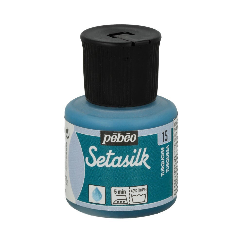 Краска по шелку Pebeo Setasilk, 45 мл, бирюзовый