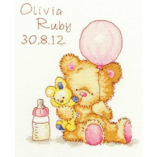 Набор для вышивания Bothy Threads "Balloon", канва Aida 14 ct, мулине