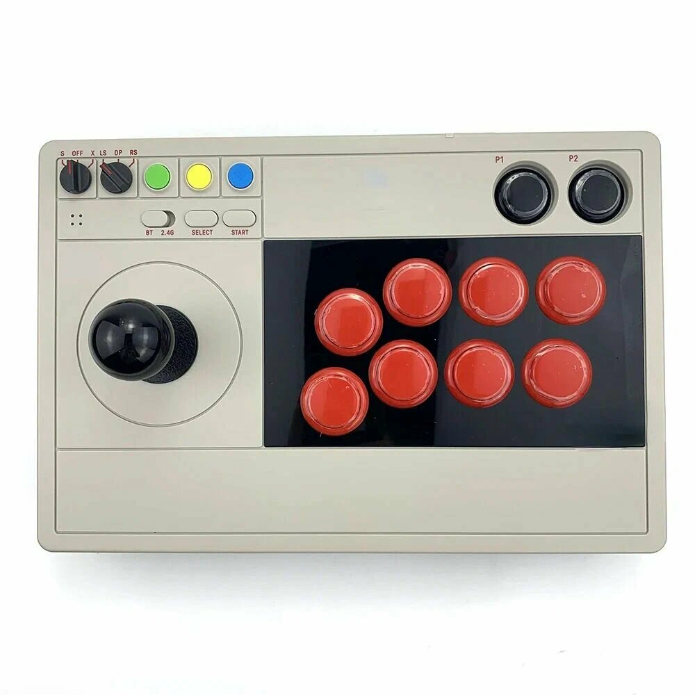 8Bitdo Arcade Stick V3 для Nintendo Switch Windows поддерживает проводной, беспроводной Bluetooth и 2.4 G с приемником