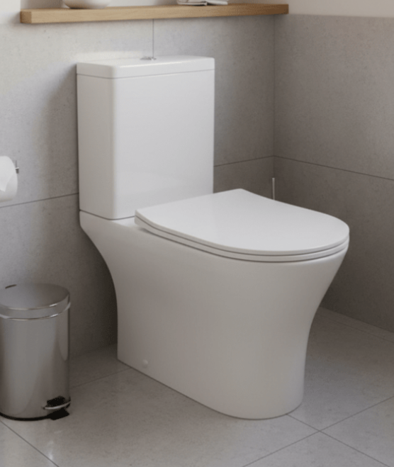 Напольный унитаз SanDav Grande торнадо 640х350х800 микролифт (круглый), арматура Sandav