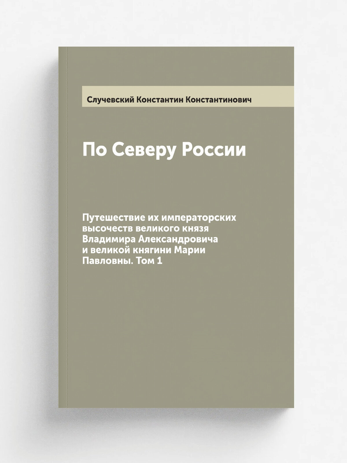 По Северу России. Путешествие их императорских высочеств великого князя Владимира Александровича и великой княгини Марии Павловны. Том 1