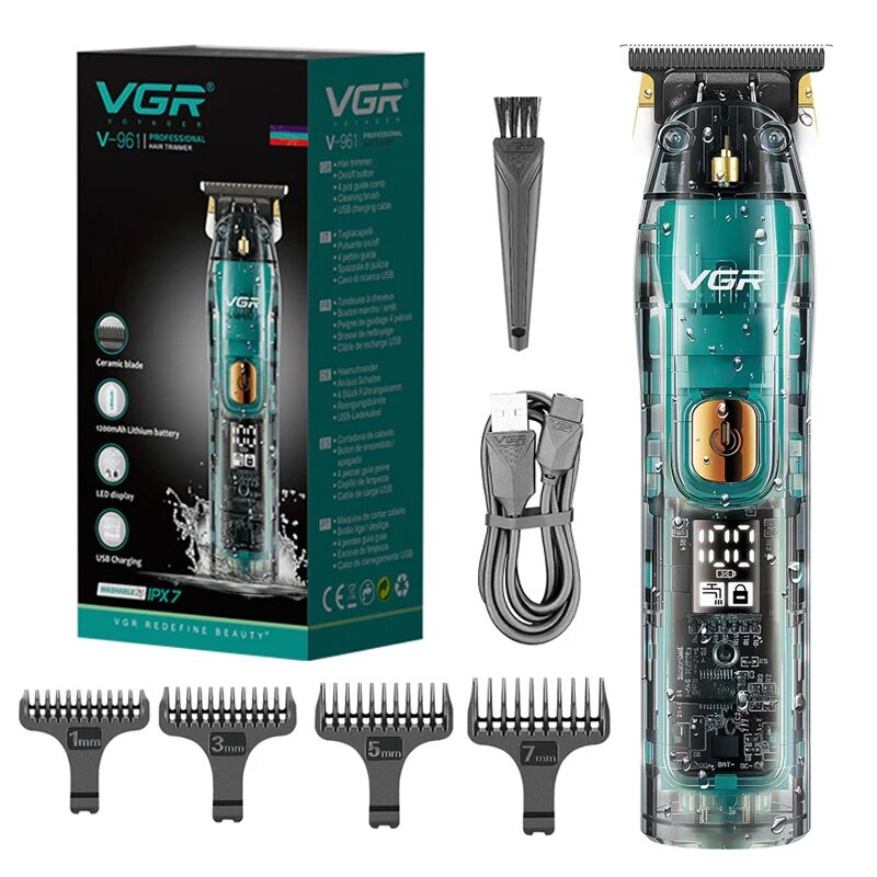 VGR V-961 триммер для волос, аккумуляторный, цвет V-961 box