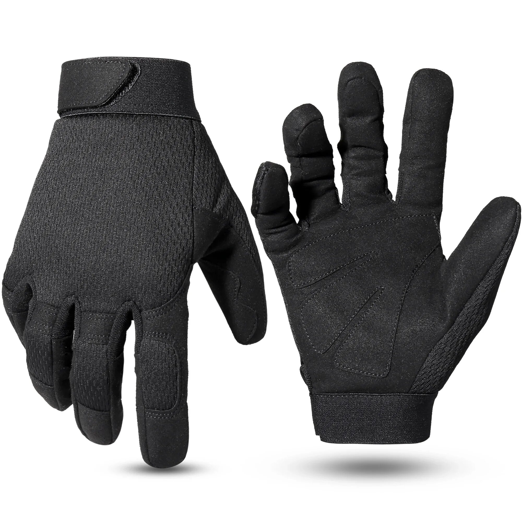 GUMAO Тактические спортивные перчатки Black, XL