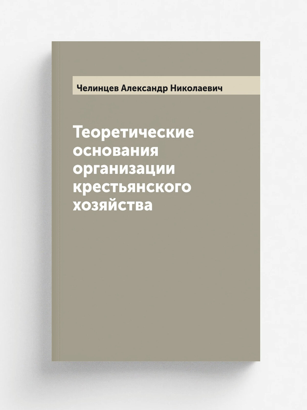 Теоретические основания организации крестьянского хозяйства