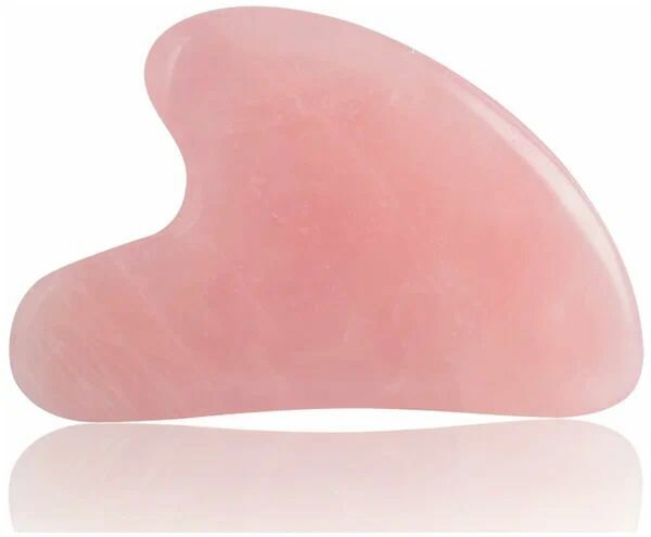 Ayoume Массажер Гуаша для лица (розовый кварц) Massager Guasha Rose Quartz, 1 шт