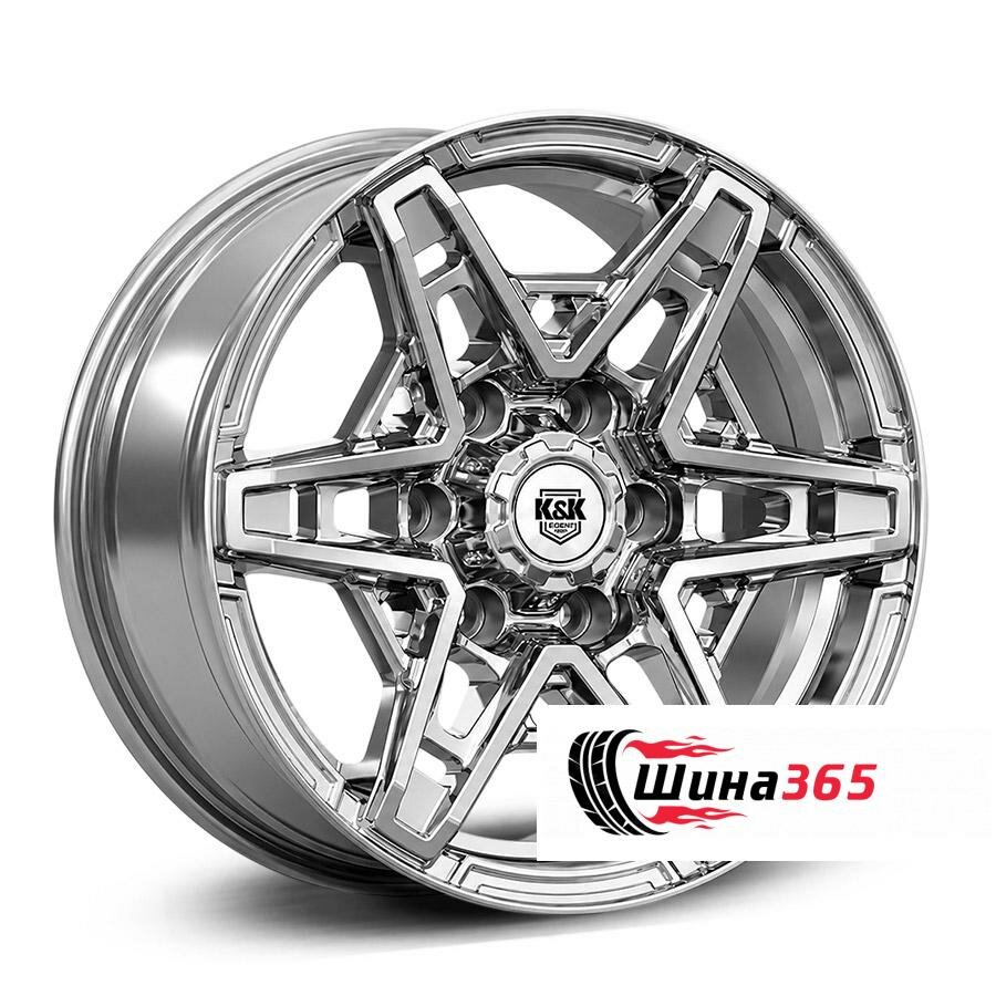 Литой колесный диск КиК Блэкберн R17 / 8J PCD 6x139.7 ЕТ 30 ЦО 106.1 HB