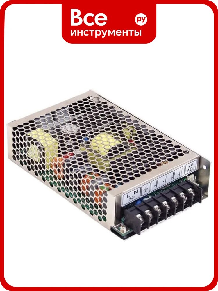 Блок питания Mean Well HRPG-150-24, 156 Вт, 24В, 6.5А, 1U, защита от перенапряжения