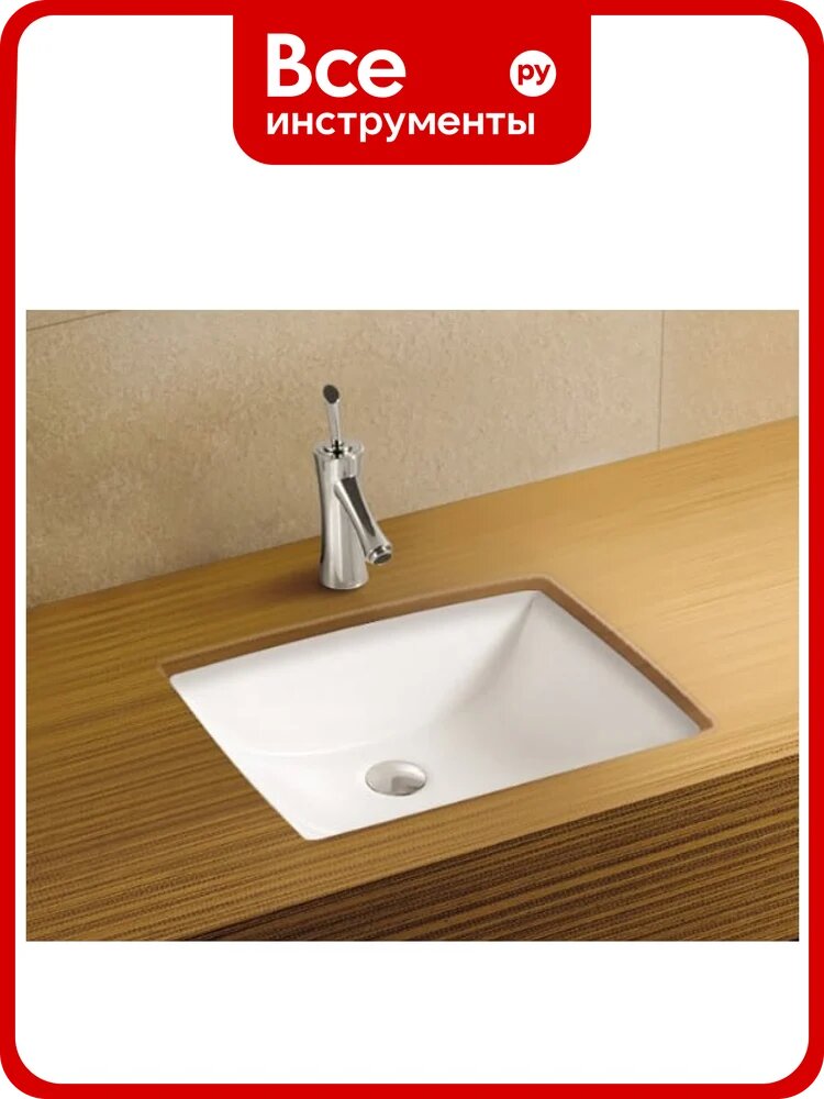 Врезная раковина WeltWasser WW DEILBACH 6007 460х330х180 10000003895