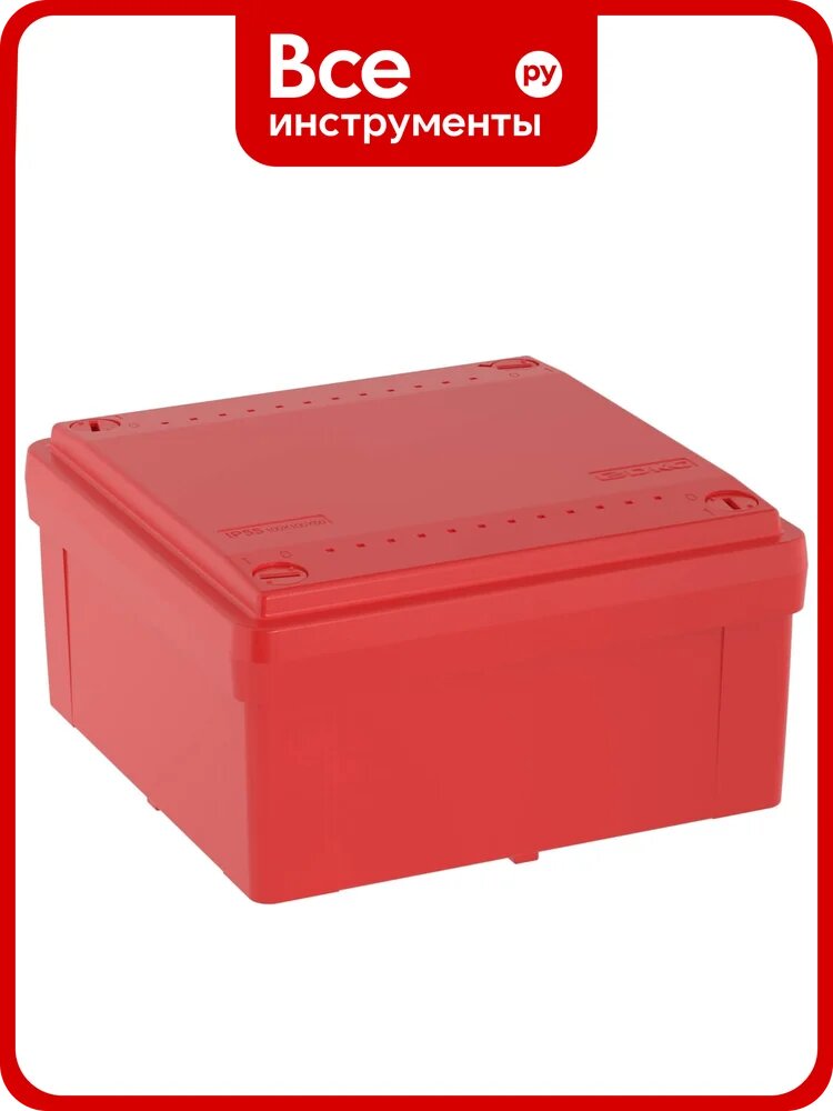 Коробка ответвит. с гладкими стенками DKC IP56 100х100х50мм цвет красный