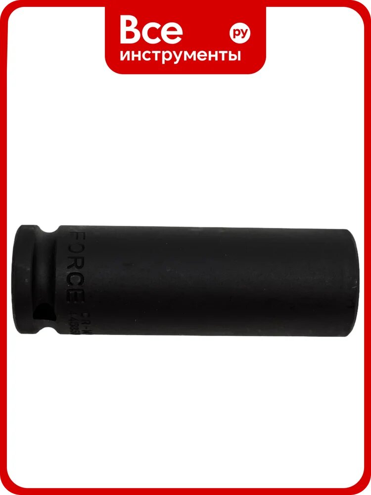 Головка шестигранная 1/2" 19 мм FORCE 4458519 CrMo сплав внутренний торцевой шестигранник квадратное крепление
