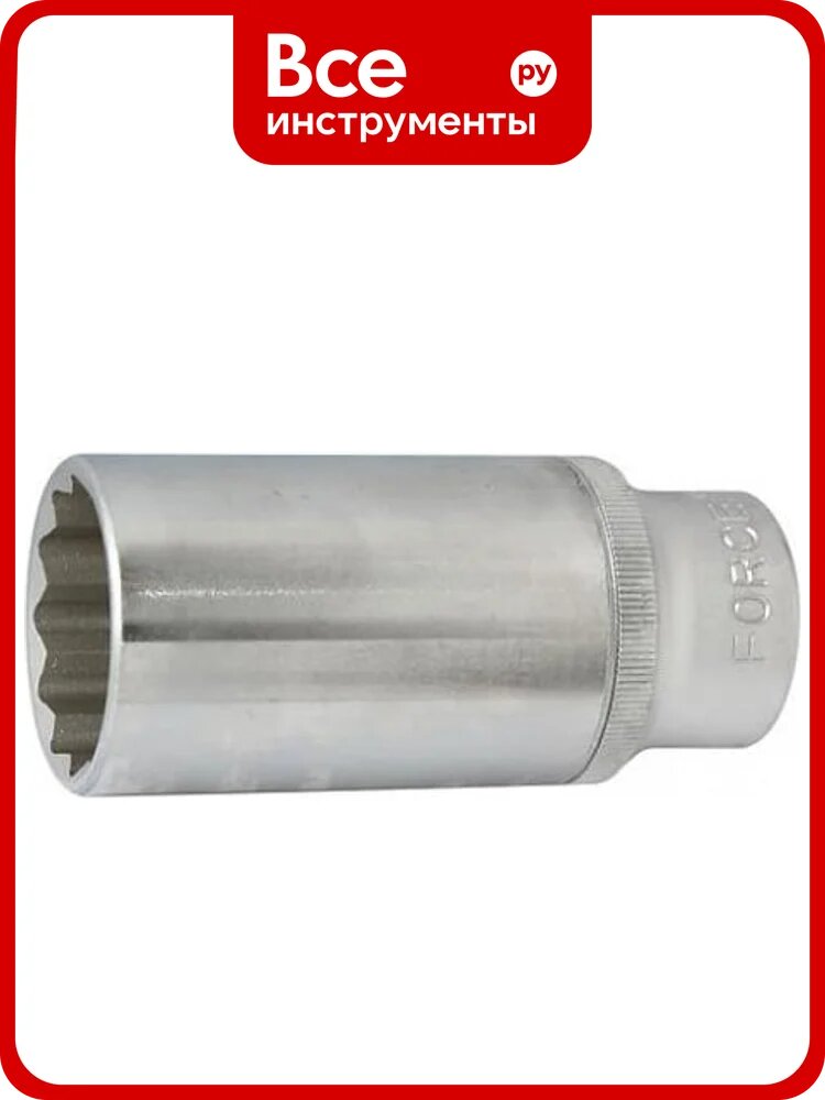 Головка торцевая Force 5396309, CrV, 12-гранная, 3/8", 9 мм, 63 мм
