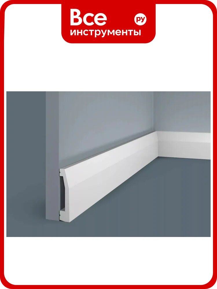Плинтус Cosca decor PX008 70x15 мм, 2000 мм, экополимер СПБ067638