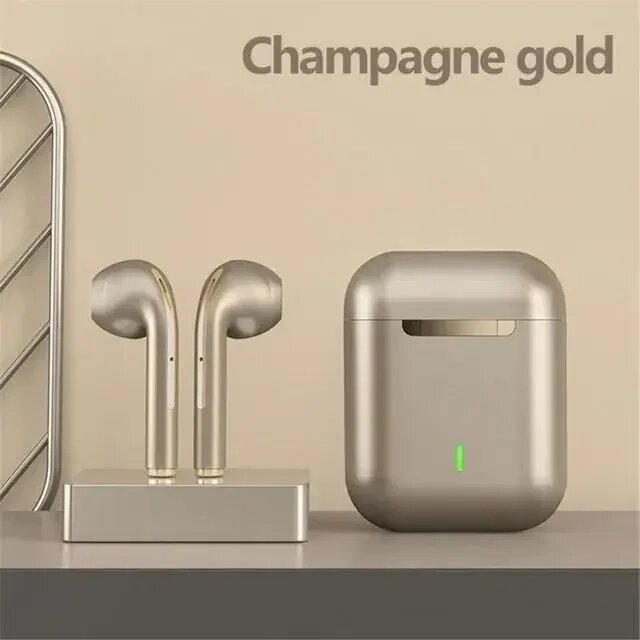 Беспроводные наушники J18 TWS Champagne gold