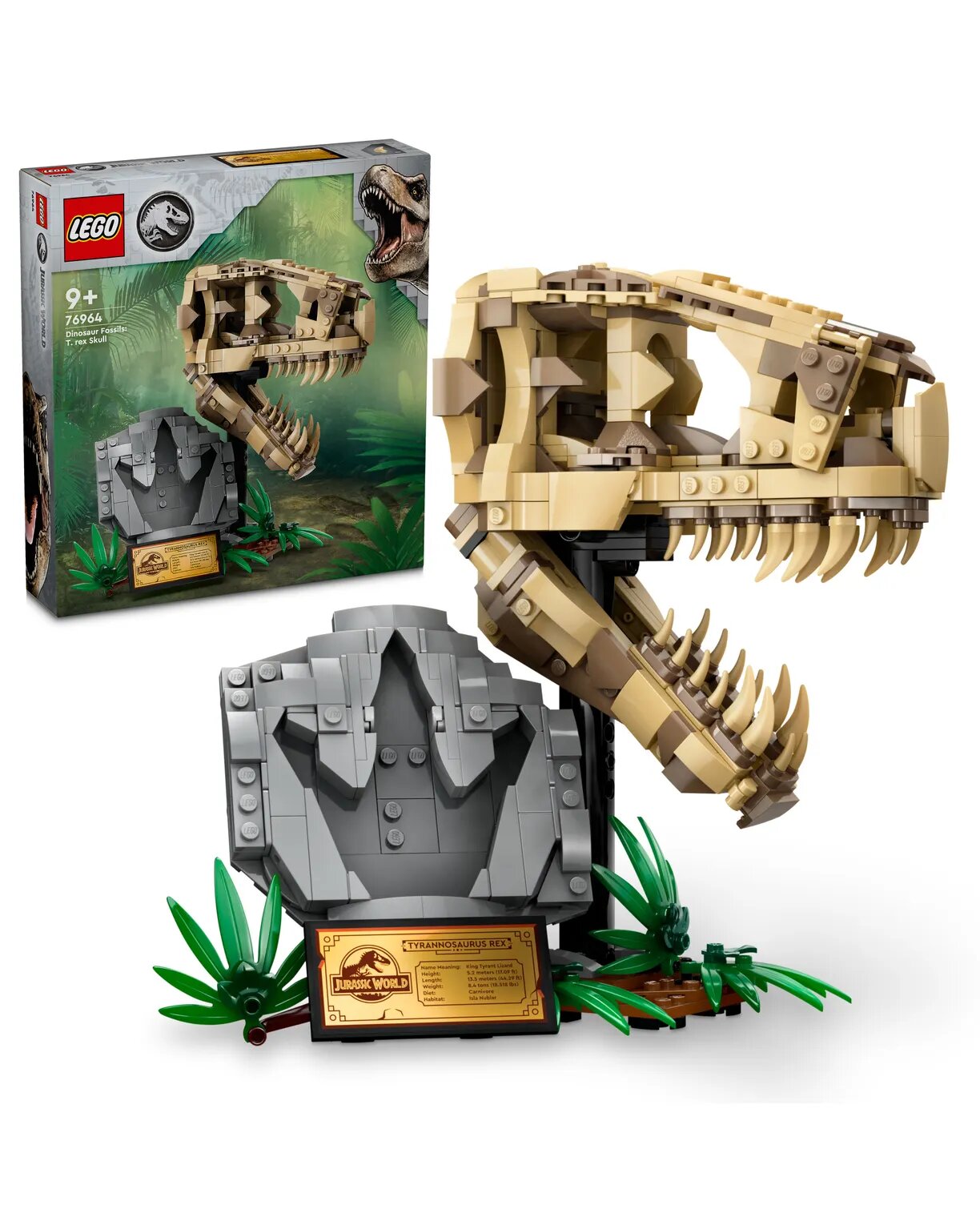 LEGO Jurassic World Окаменелости динозавров: Череп Тираннозавра