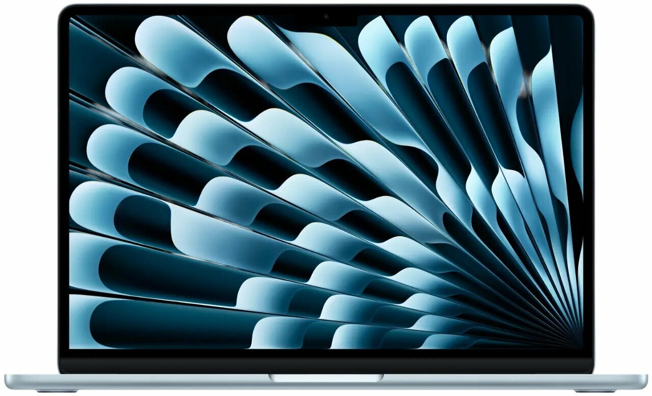 Ноутбук Apple MacBook Air 15 M5, 12 Мп, 60 Гц, 16/512Gb, Sky Blue MDVQ4
