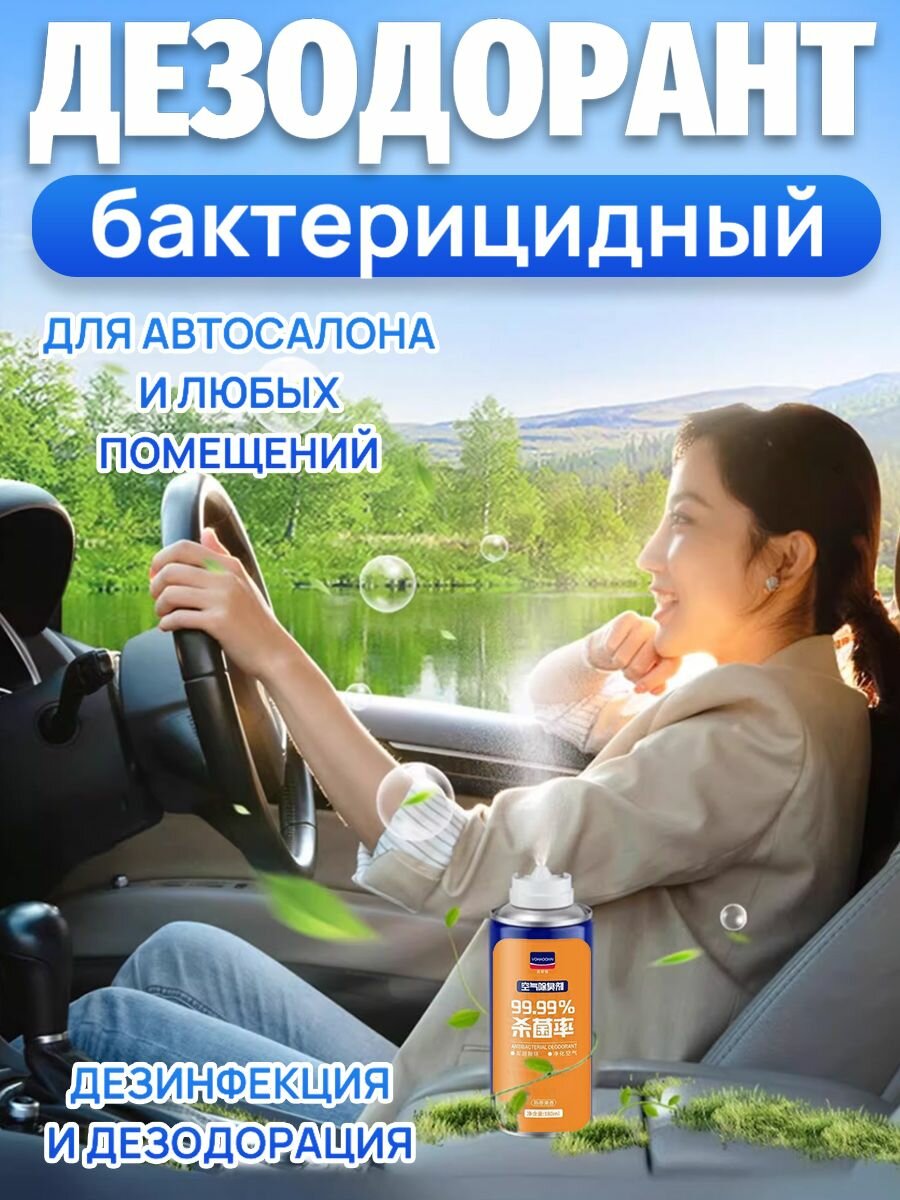 Свежитель-очиститель кондиционера. Ликвидатор / нейтрализатор запахов в салоне автомобиля.180 мл автомобильный очиститель кондиционера нейтрализатор запахов салона 180 мл