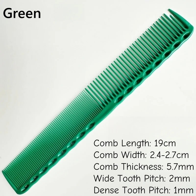 Профессиональная расческа из смолы 18 см 336 Green