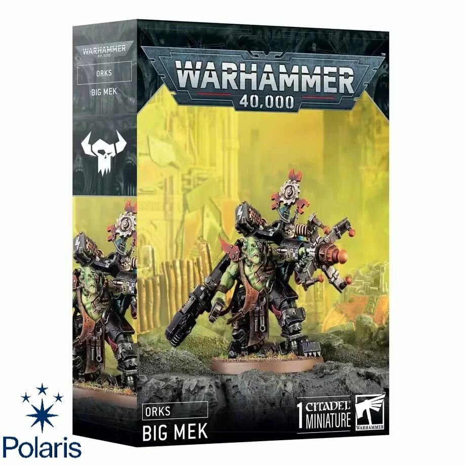 Warhammer 40000 Orks Big Mek Миниатюра для настольной игры