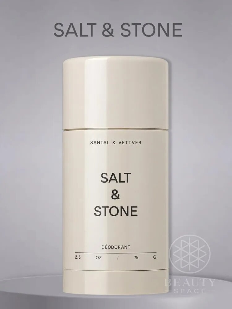 Salt & Stone Дезодорант Santal & Vetiver Extra-Strength Aluminum-Free Deodorant, 75g