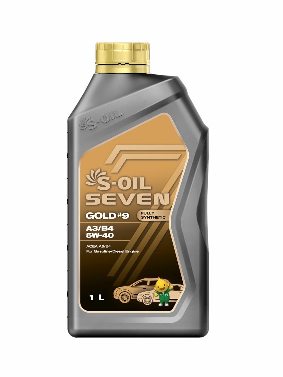 Масло моторное S-OIL 7 5W-40 GOLD #9 C3 (1л)